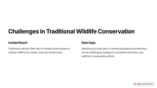 AI-Assisted-Wildlife conservation and whatnot | PPT