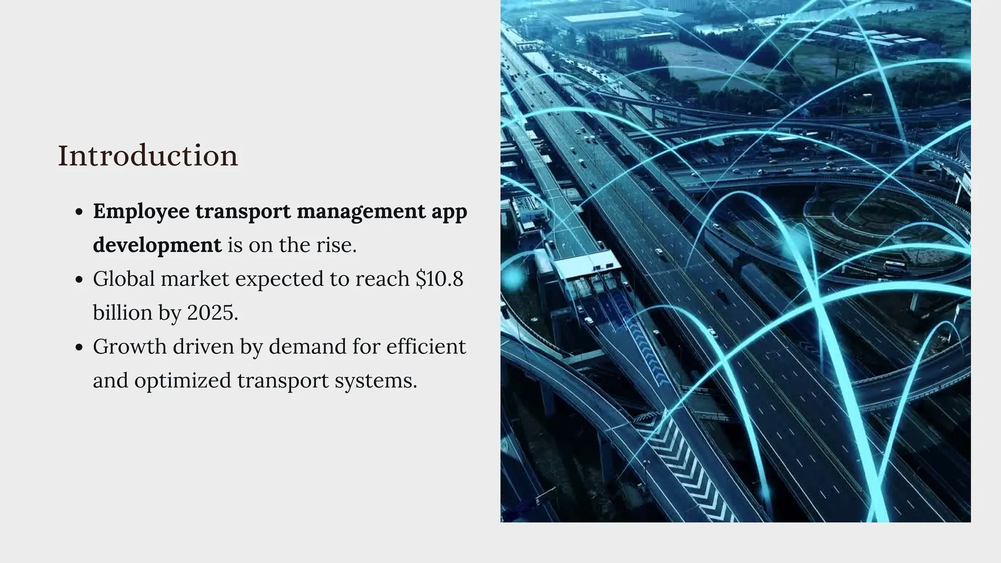 AI-Based Employee Transport Management App Development | PPT