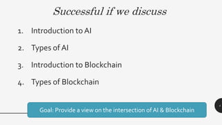 Types of Blockchain, AI and its future | PPT