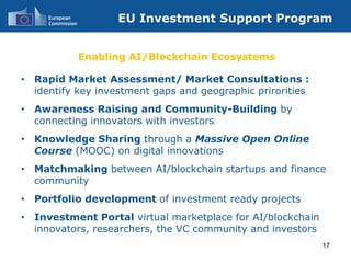 EU Investment Programs in AI and Blockchain | PDF
