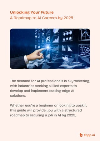 AI Career Roadmap: Your Step-by-Step Guide to Landing a Job in 2025 | PDF