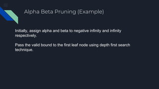 Game Playing Search Techniques - Examples | PPT