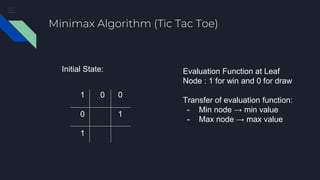 Game Playing Search Techniques - Examples | PPT
