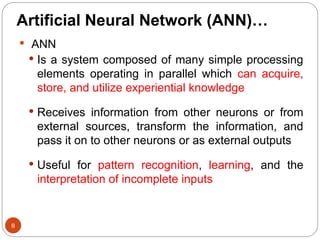 AI-CH5 (ANN) - Artificial Neural Network | PPT