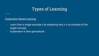 Machine Learning Algorithms | PPT