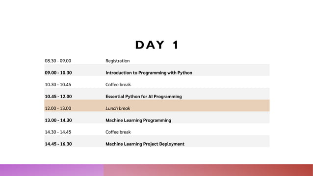 AI Deeplearning Programming | PPT