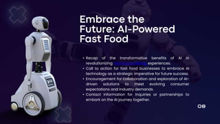 Revolutionizing Fast Food Ordering with AI: Enhancing Efficiency ...