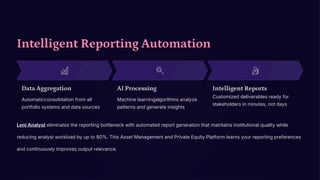 AI-Driven Asset Management and Private Equity Platform by Leni Analyst ...