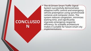 AI-Driven Smart Traffic Signal System with Emergency Vehicle Preemption ...