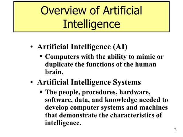 Artificial intelligence and expert system.ppt | Operating Systems ...