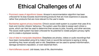 The Ethics of Artificial Intelligence in Digital Ecosystems | PPT