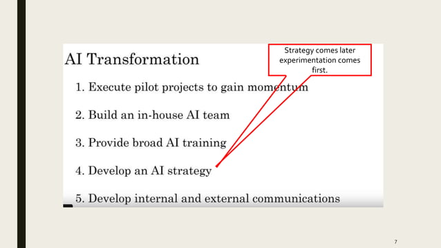 Notes of AI for everyone - by Andrew Ng | PPTX