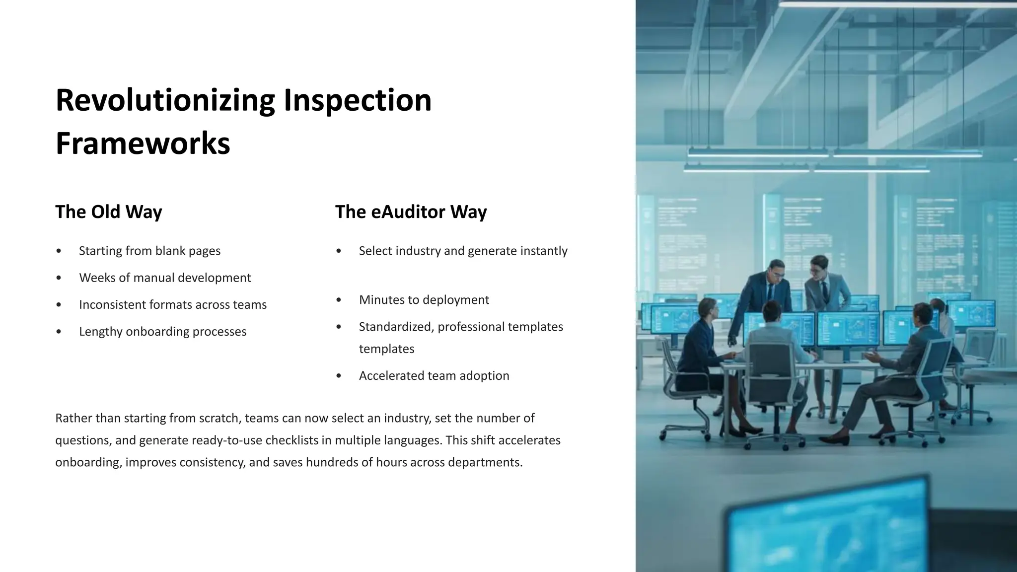 AI-Generated Checklists with eAuditor Audits & Inspections | PDF