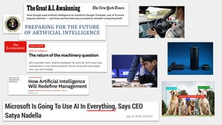 Artificial Intelligence - How Machines Learn | PPT