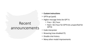 ChatGPT For Business Use | PPTX