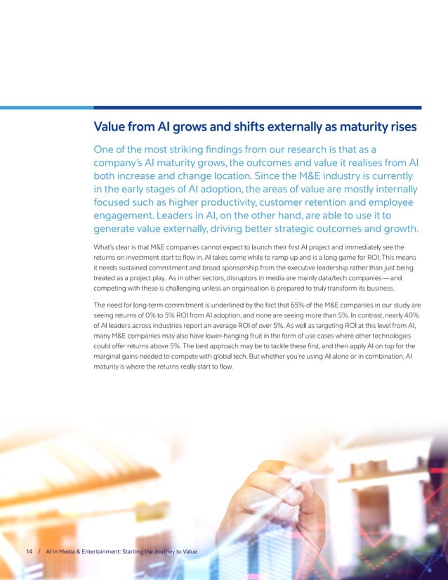 AI in Media & Entertainment: Starting the Journey to Value | PDF