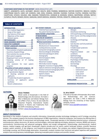 Artifical intelligence in medical diagnostics 2019 patent landscape ...