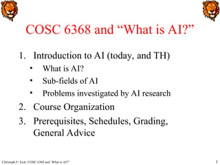 This is a Artificial Intelligence Introduction | PPT