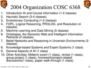 This is a Artificial Intelligence Introduction | PPT