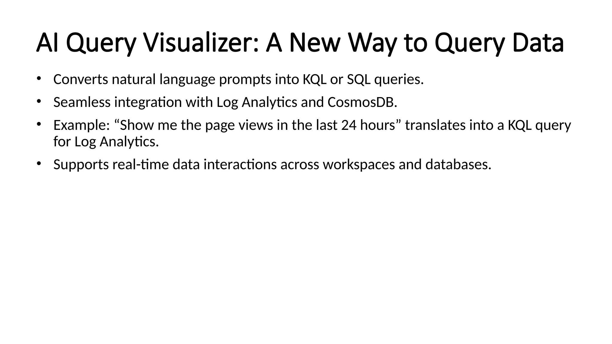 AI-Driven Dynamic Data Querying and Visualization with KQL and SQL | PPTX | Cloud Computing ...
