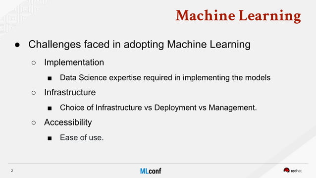 AI Library - An Open Source Machine Learning Framework | PPT