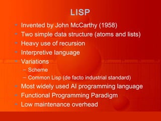 (Ai lisp) | PPT