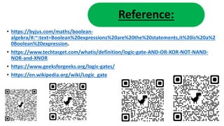 AI - Logic Gates | PPTX