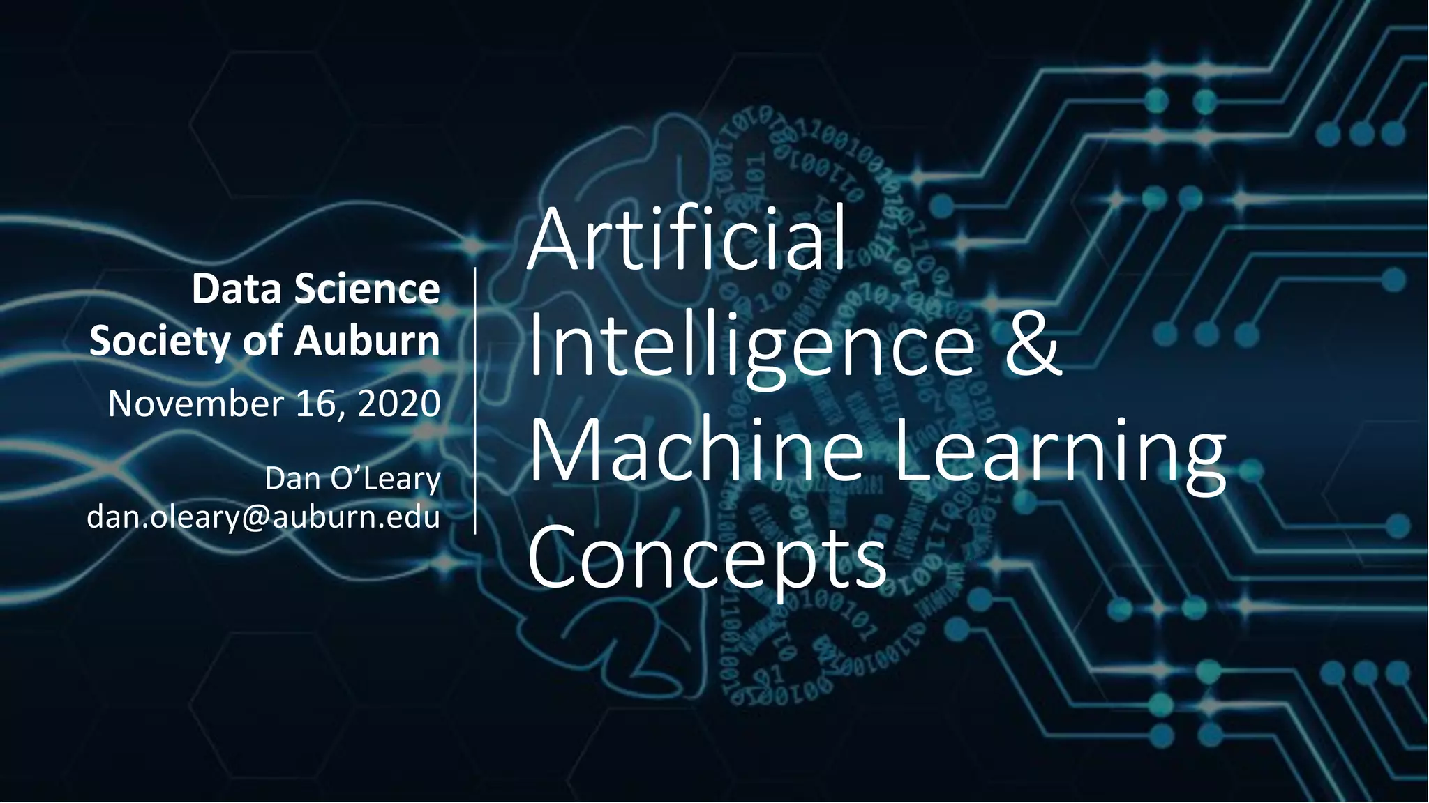 AI, Machine Learning, and Data Science Concepts | PDF