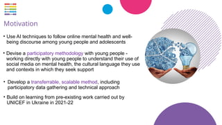 Using AI and LLMs to Identify Adolescent Mental Health Issues Online | PPTX
