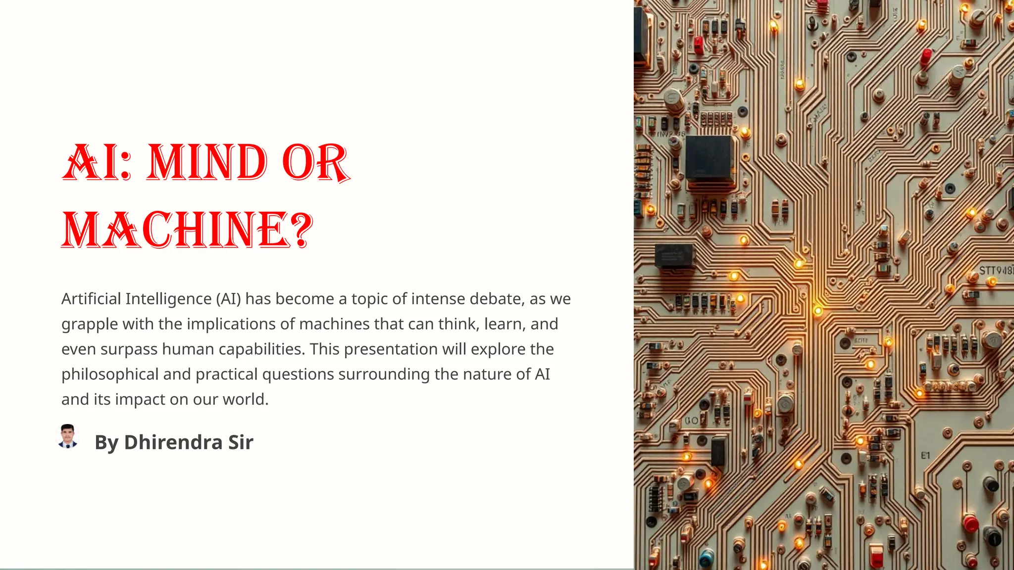 AI: A Mind or a Machine? Exploring the Nature of Artificial ...