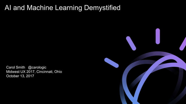 AI and Machine Learning | PPT