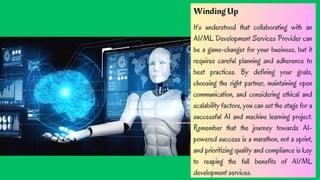 Dos and Don'ts to follow while Partnering with an AI/ML Development ...