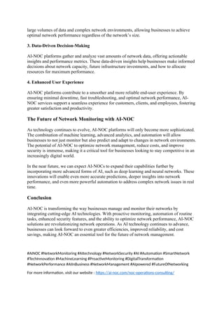 AI-NOC Transforming Network Monitoring with Cutting-Edge AI Technology.docx