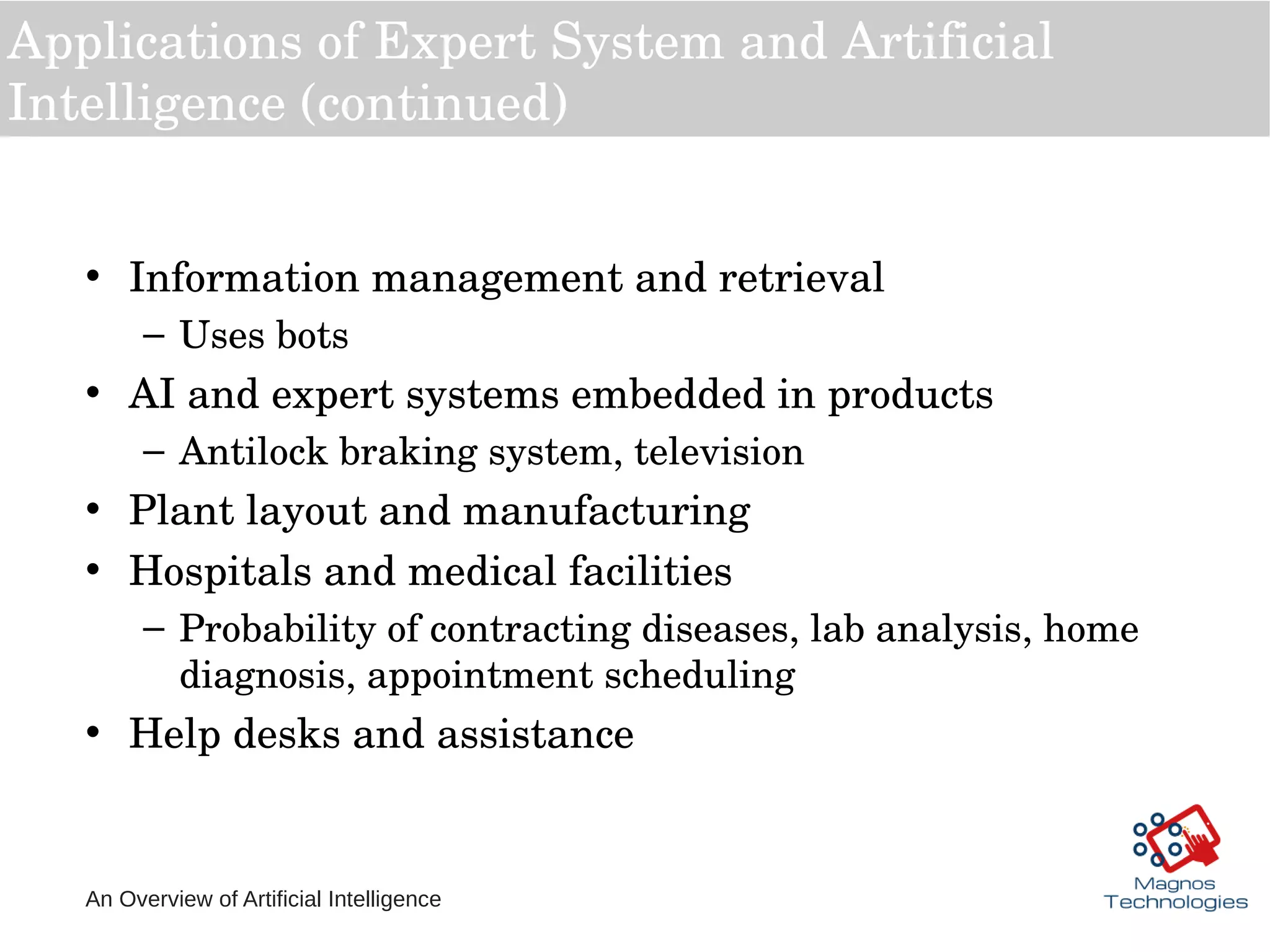 Artificial Intelligence overview | PDF | Robotics | Technology & Computing
