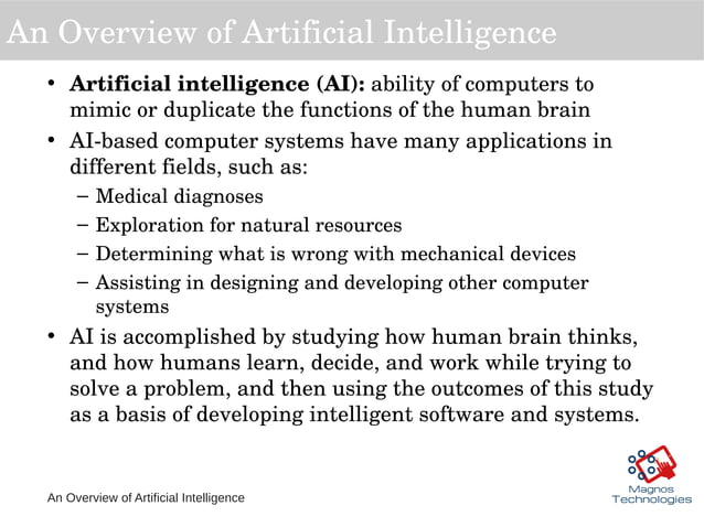 Artificial Intelligence overview | PDF | Robotics | Technology & Computing