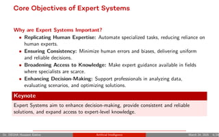Expert Systems: Definition, Functioning, and Development Approach - [Part: 1] | PPT