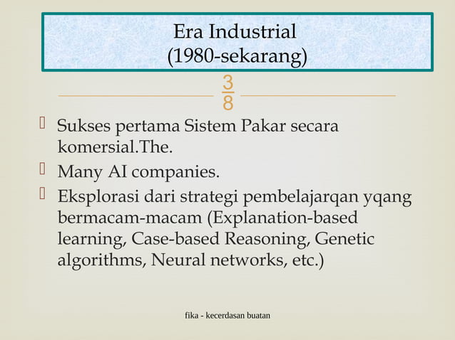 Materi Kecerdasan Buatan (Artificial Intelegence) | PPTX