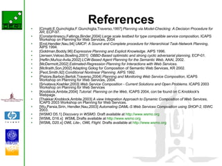 Ai Planning For Semantic Web Service Composition | PPT