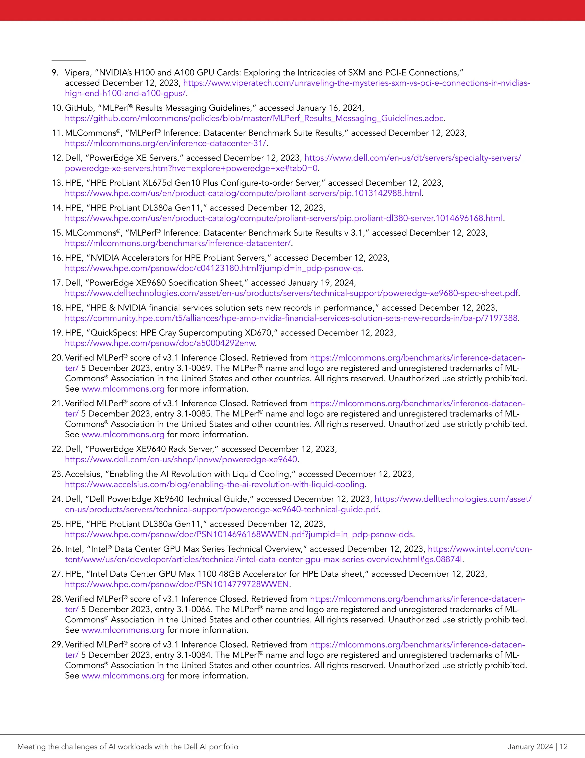Meeting the challenges of AI workloads with the Dell AI portfolio | PDF