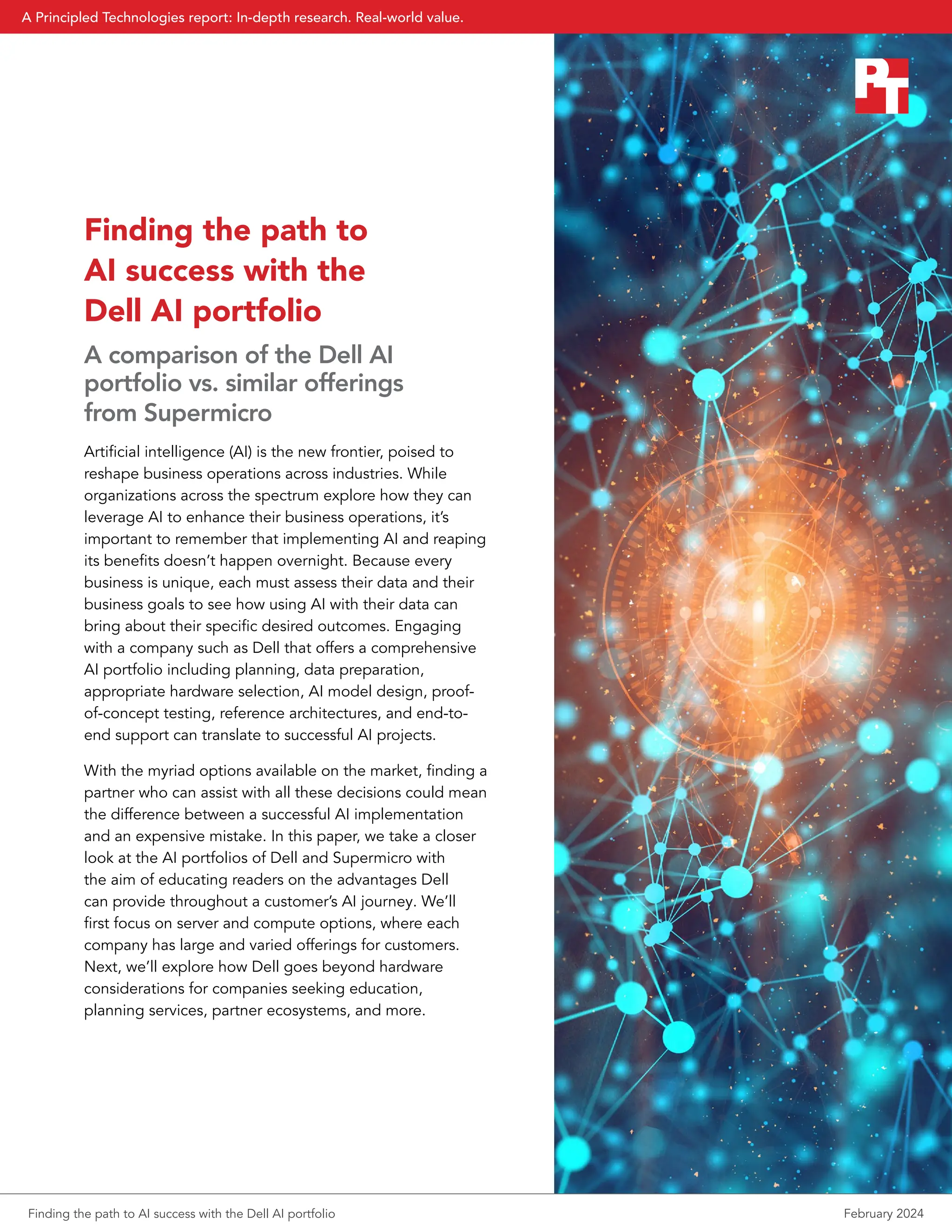 Finding the path to AI success with the Dell AI portfolio | PDF
