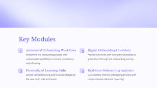 This AI-powered onboarding product streamlines the new hire onboarding process, improving ...