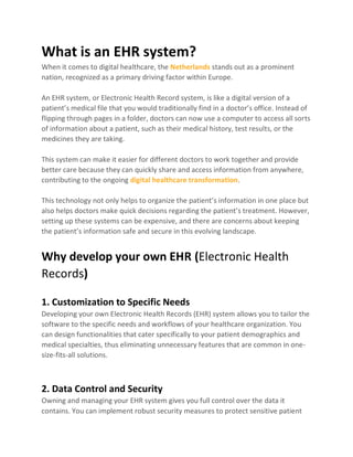AI-Powered EHR Software Development - Use Cases, Features, and Cost ...