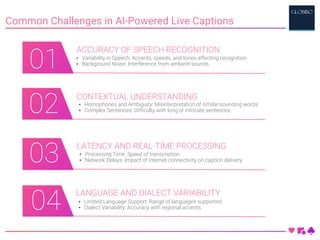 AI-powered Live Captions by Events Studio | PDF | Artificial Intelligence | Technology & Computing