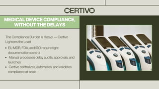 AI-Powered Medical Device Compliance Software for EU MDR, FDA 21 CFR ...