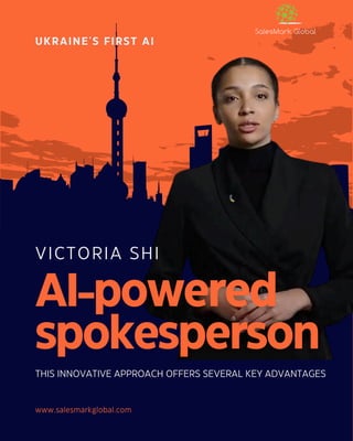 Enter the future with Victoria Shi, Ukraine's AI Spokesperson! | PDF