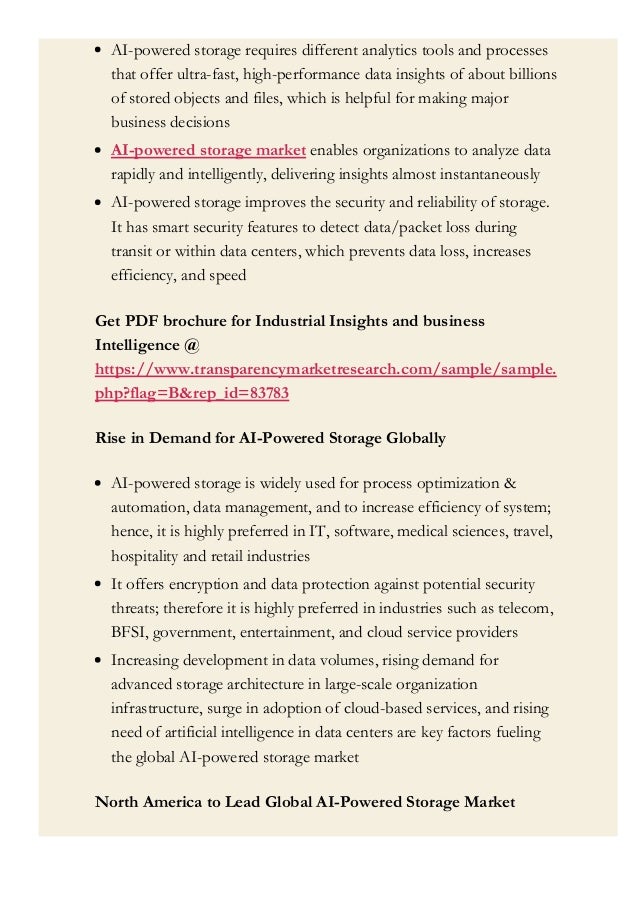 Ai Powered Storage Market Pdf