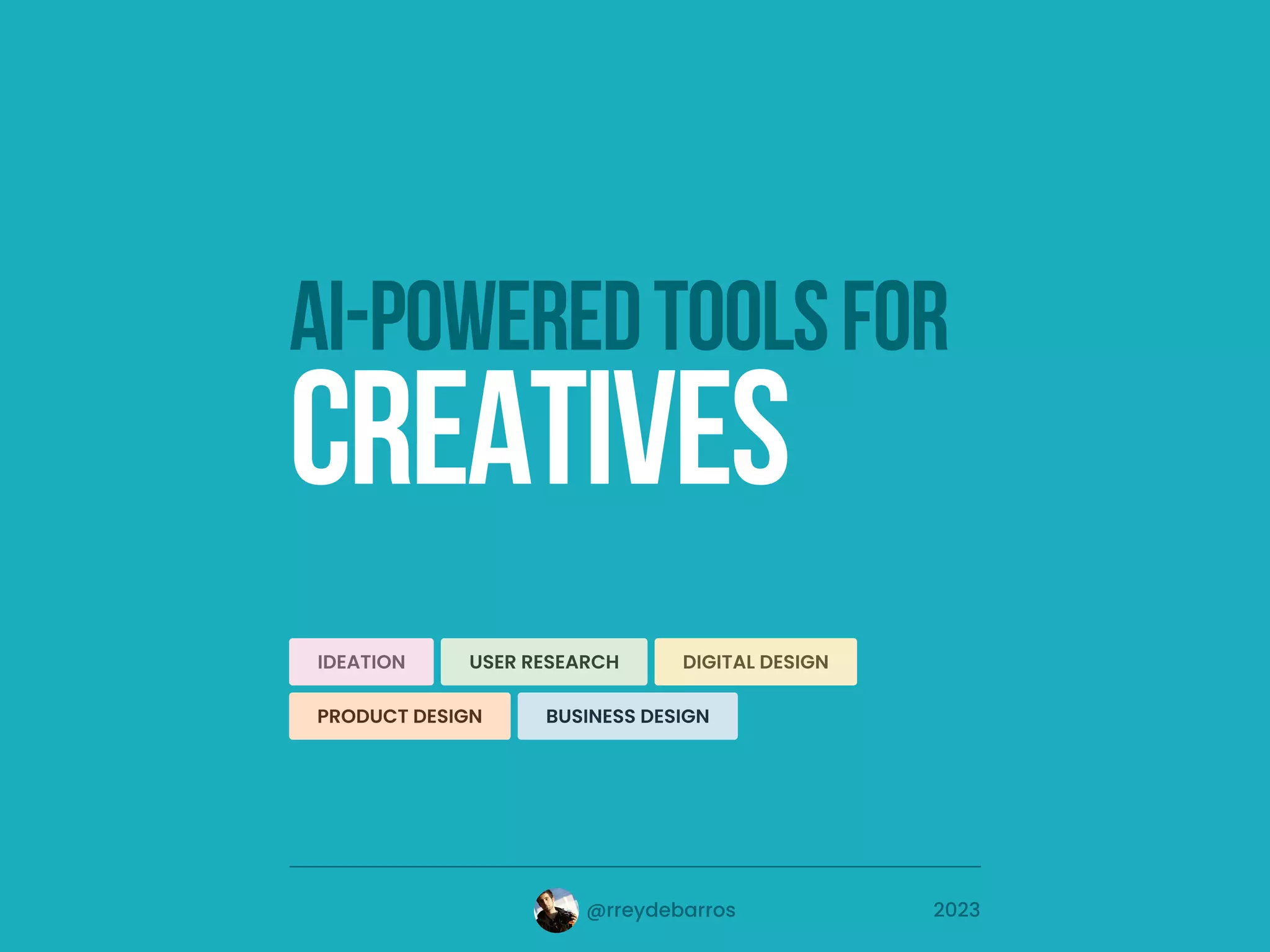 AI-powered tools for Creatives | PPT