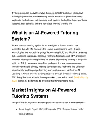 AI-Powered Tutoring System_ A Step-by-Step Guide to Building It.pdf