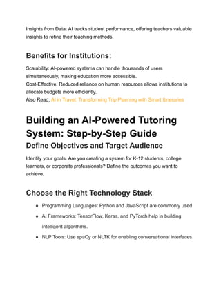 AI-Powered Tutoring System_ A Step-by-Step Guide to Building It.pdf