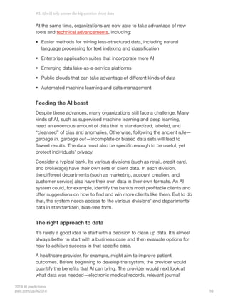 Ai - Artificial Intelligence predictions-2018-report - PWC | PDF | Internet | Computing